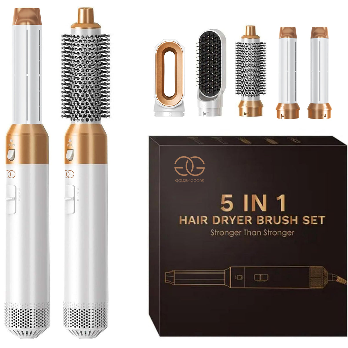 Golden Goods Airstyler 5 in 1 White/Gold